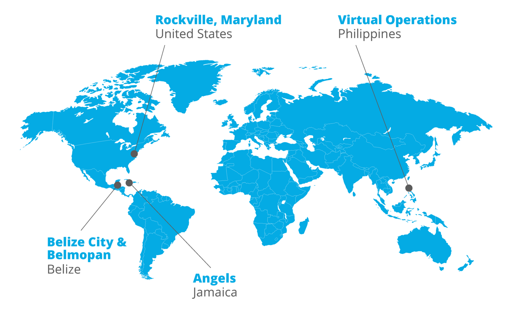 Our Locations - Transparent BPO